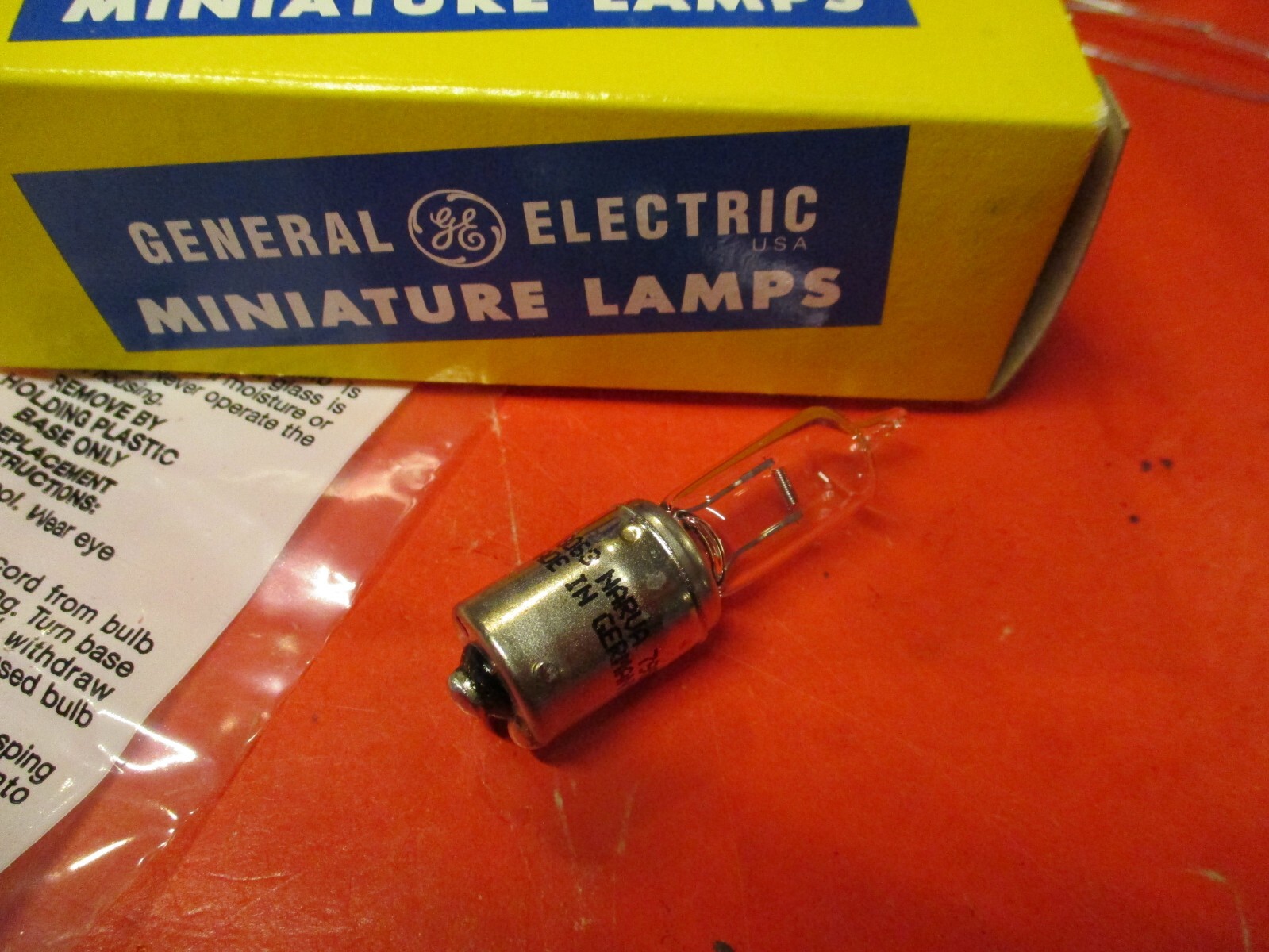 795--GE -- MINIATURE LAMP-BULB -MADE IN GERMANY | eBay