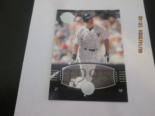 PAUL O'NEILL YANKEES 2004 UPPER DECK LEGENDS BASE CARD #298 | eBay