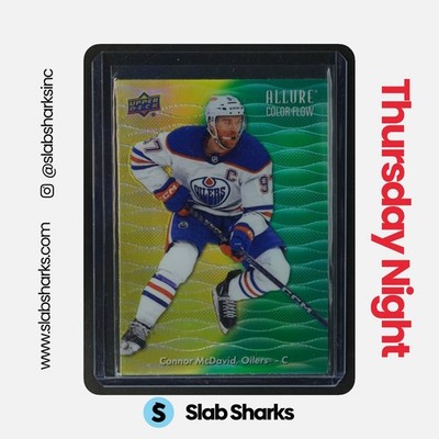 2023 UPPER DECK ALLURE #CF-1 CONNOR MCDAVID COLOR FLOW YELLOW/GREEN | eBay