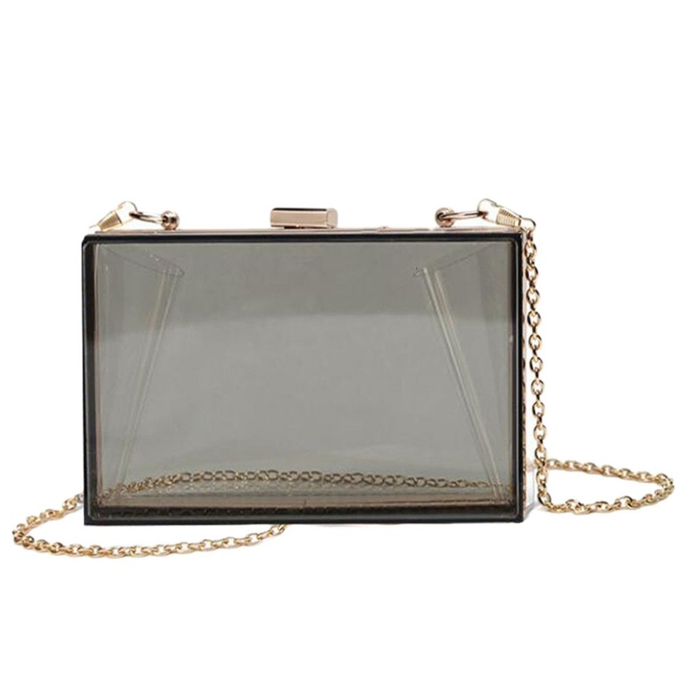 1pc Cross Body Bag Transparent Storage Pouch Chain Bag for Women Girl ...