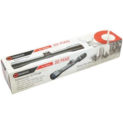 Simmons Truplex .22 Mag 4x32 Riflescope, Rimfire Rifle Scope with ...