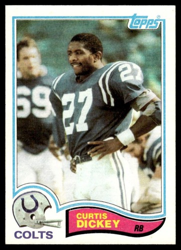 1982 TOPPS CURTIS DICKEY D BALTIMORE COLTS #13 | eBay