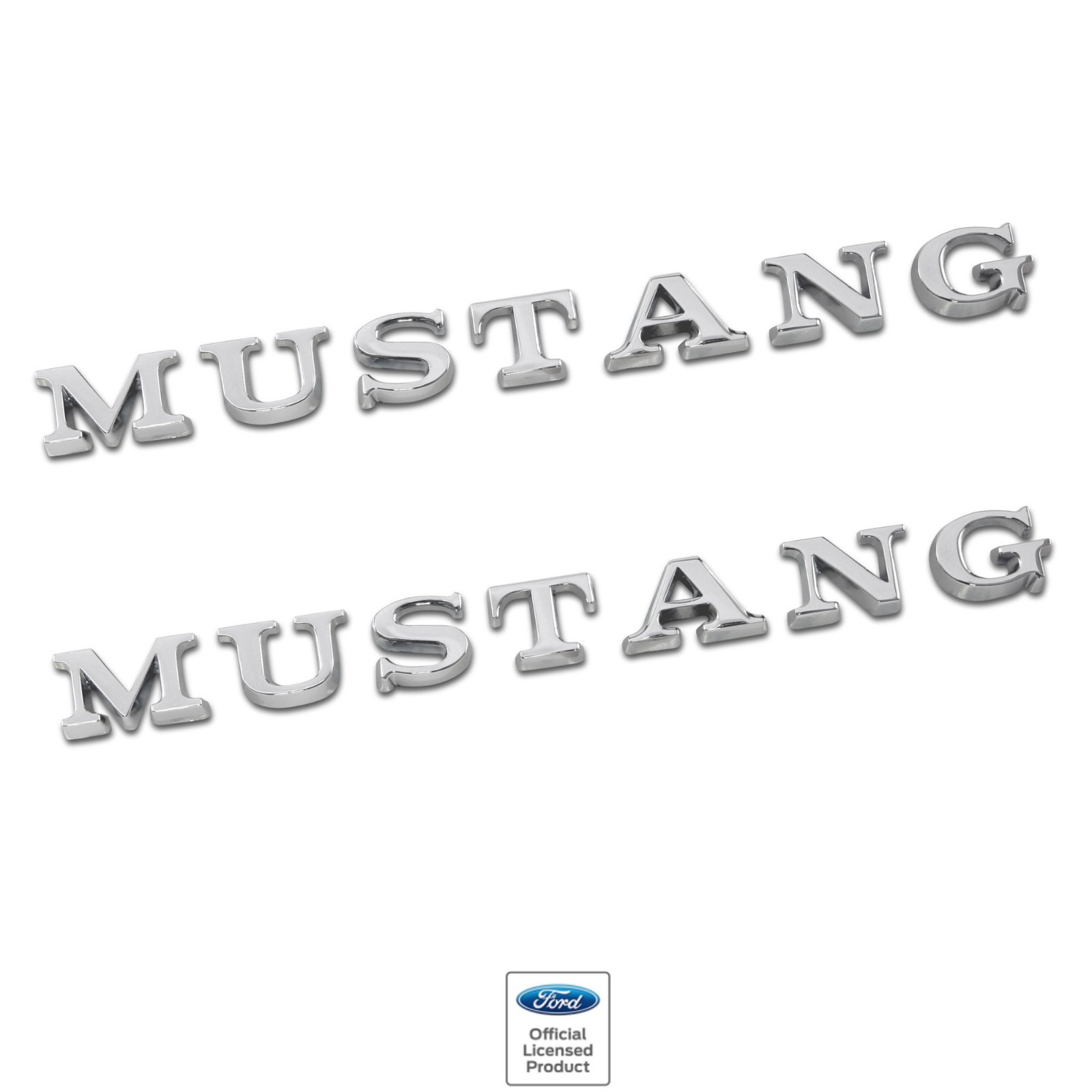 1965 66 67 68 69 70 71 72 Mustang Stick-On Emblem "MUSTANG" Letter 14 ...