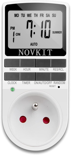 Programmateur Prise Électrique Digitale Minuterie Prise Numérique mode Anti Vol 313104465454 | eBay