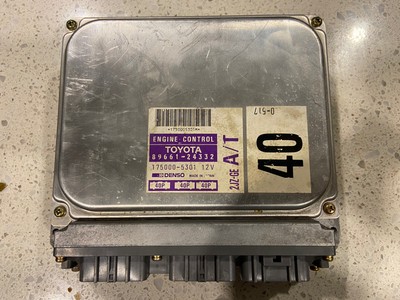 1993 LEXUS SC300 ENGINE COMPUTER ECU MODULE 89661-24332 6 CYL CA ...