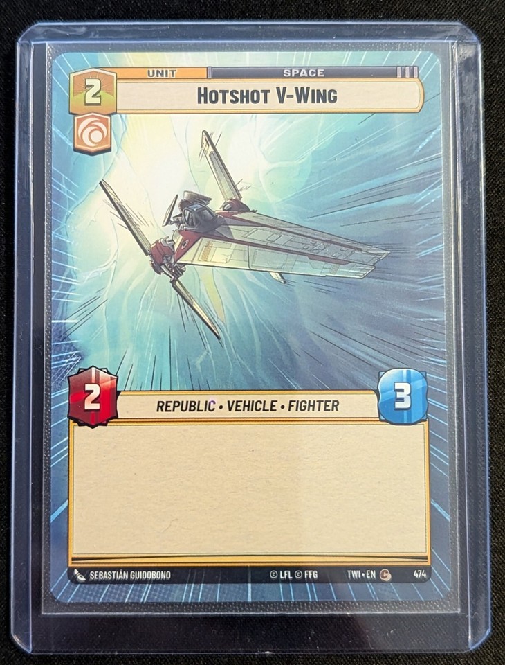 SWU - Hotshot V-Wing HYPERSPACE - Twilight of the Republic - Pack Fresh ...