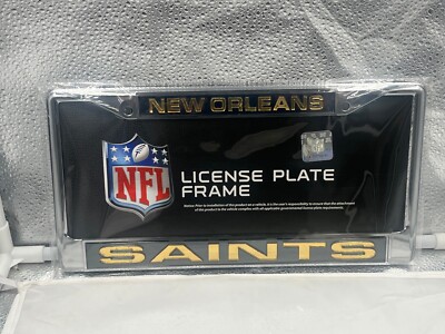 New Orleans Saints NFL Laser Cut License Plate Frame RICO | eBay
