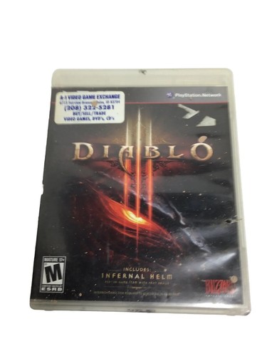 Diablo III (Sony PlayStation 3 PS3, 2013) CIB Complete Disk Very Good ...