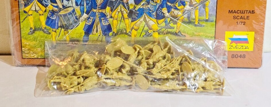 Zvezda 8048 Swedish Infantry 1687-1721 Scale 1:72 - 1 Box / 3 Sets - 85 ...