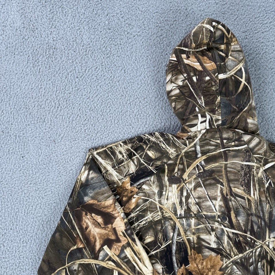 Whitewater Outdoors Hooded Jacket Men XL Camo Full Zip Advantage Max 4 ...