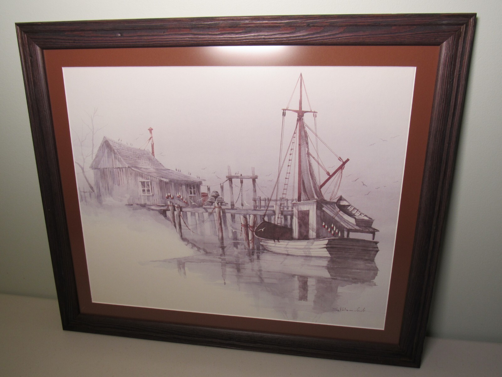 Steve Polomchak Shanty and Boat Signed Ltd Edition Framed Print ...
