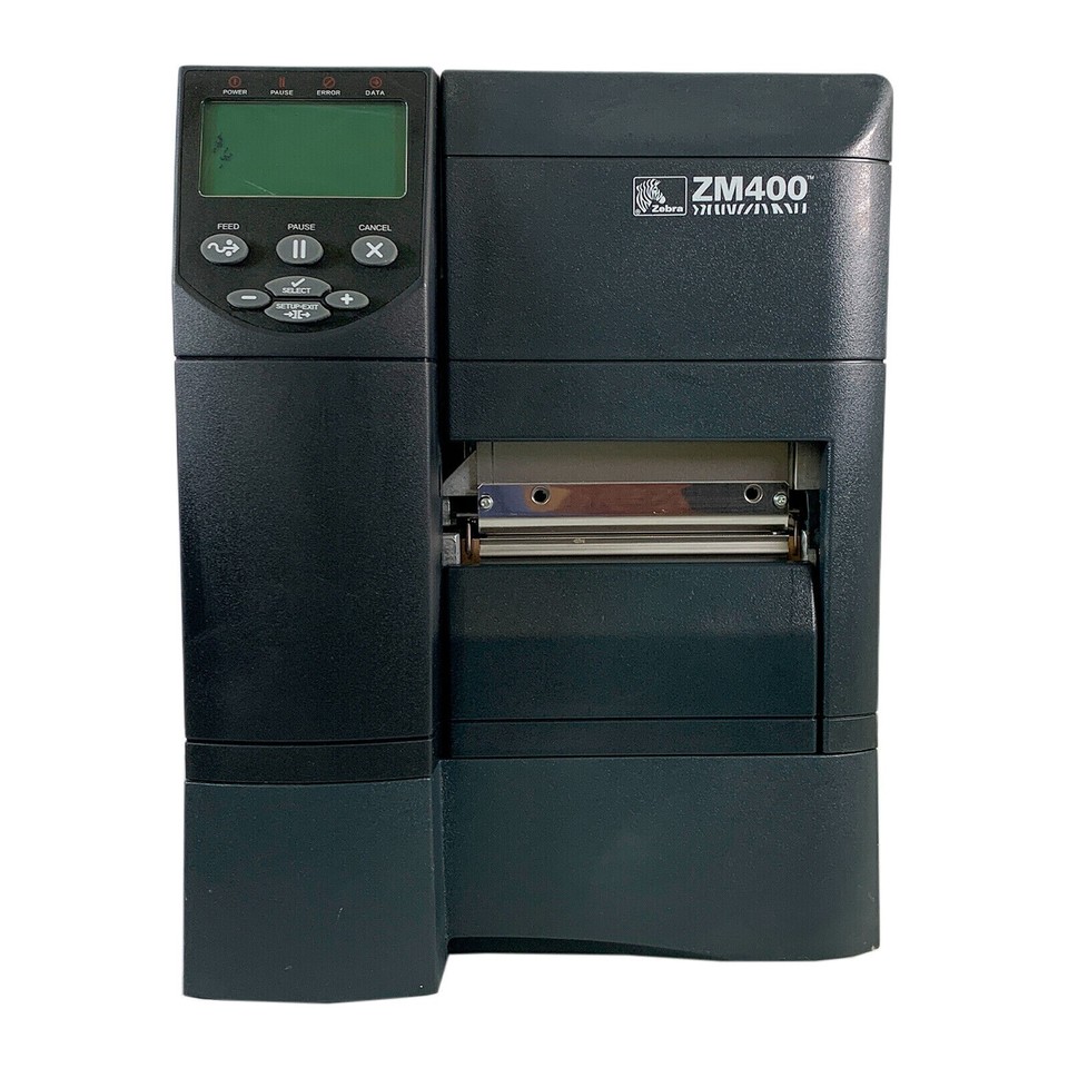 Zebra ZM400 Thermal Transfer Label Printer Ethernet USB Serial FULLY ...