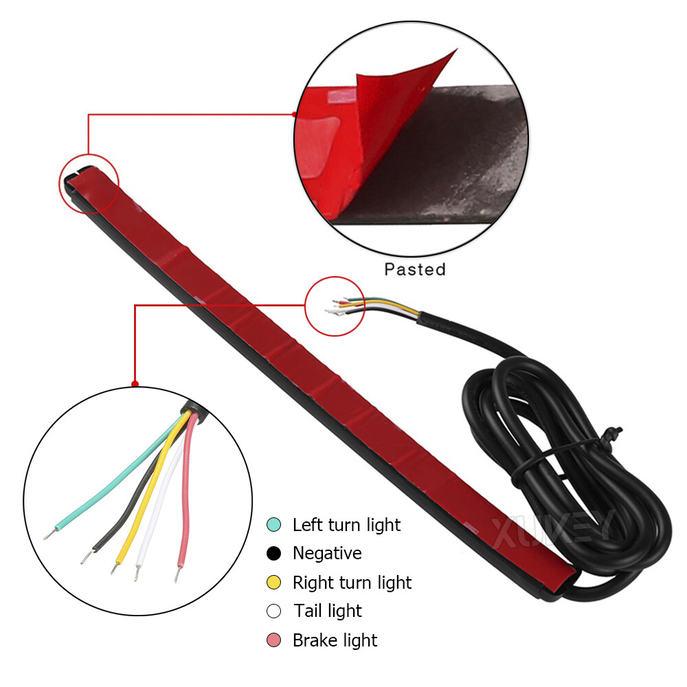 Motorcycle Led Tail Light Strip Wiring Diagram | Shelly Lighting