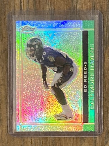 2007 Topps Finest Ed Reed GREEN Refractor /199 RAVENS | eBay