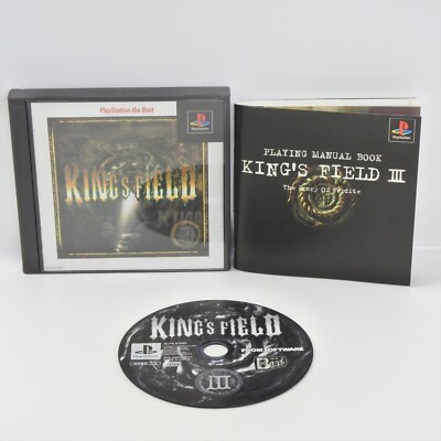 KING'S FIELD III 3 The Best PS1 Playstation For JP System p1 | eBay