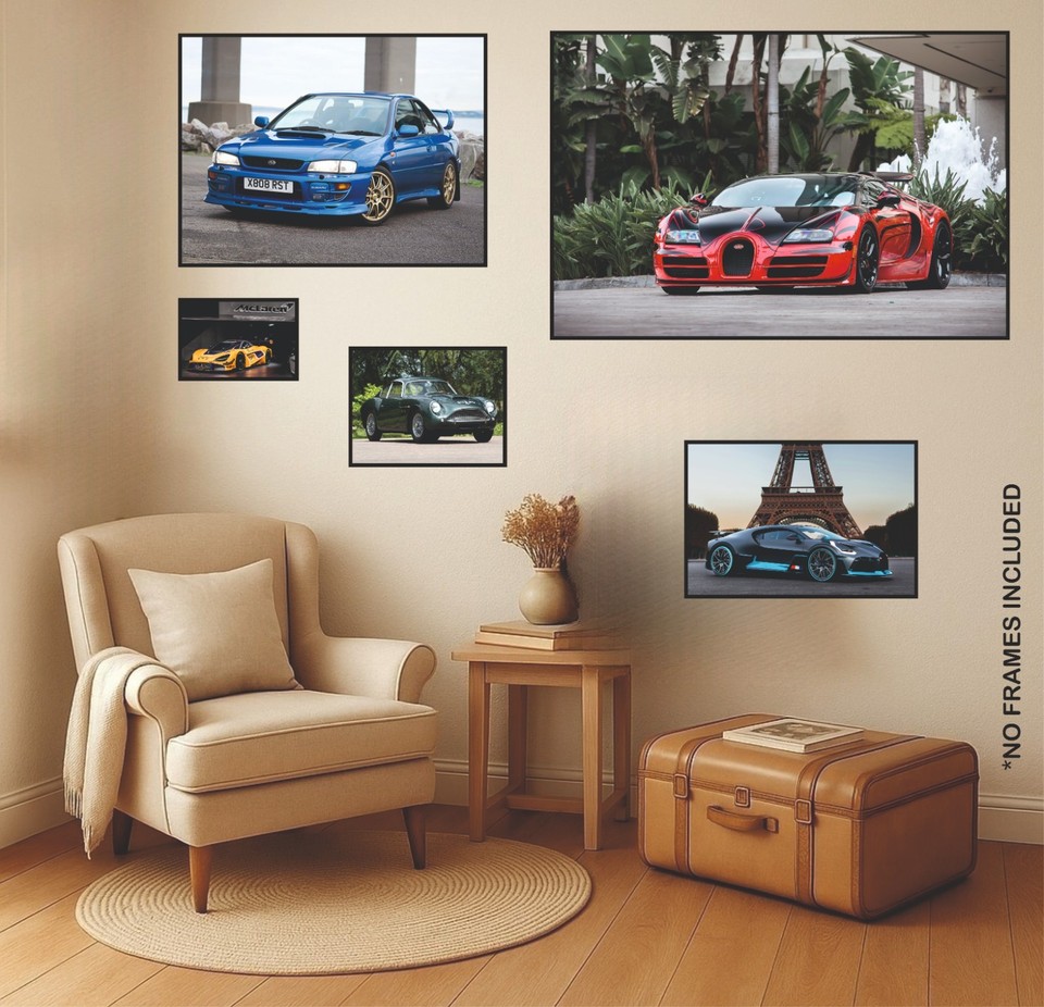 SSC Ultimate Aero 5 A1-A4 Super Car Poster Garage Cave Auto Hyper ...