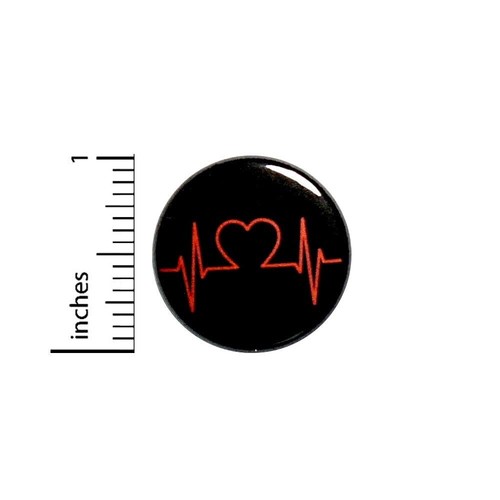 Heart Rate Fridge Magnet Cute Heart Beat Round Magnet Fun Nurse Gift 1 ...