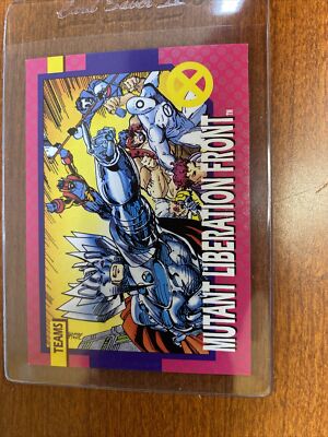 1992 MARVEL UNIVERSE NELSONIC CARD #77 MUTANT LIBERATION FRONT IMPEL ...