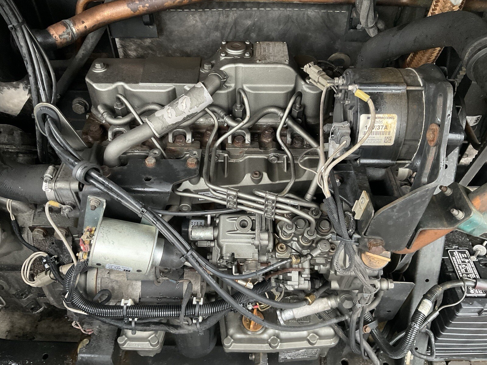 Thermo King SB-230 Reefer Yanmar TK486VT Diesel Engine/ Compressor ONLY ...