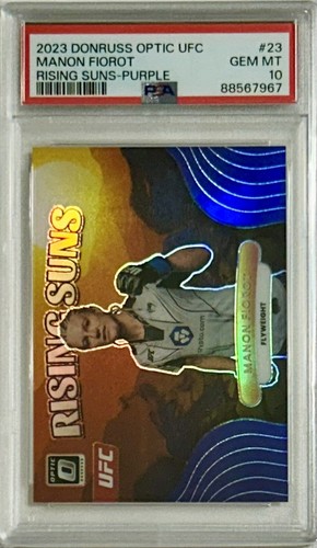 2023 Panini Donruss Optic UFC - Rising Suns Manon Fiorot #23 Purple ...