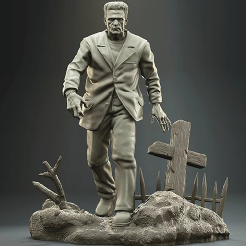 Frankenstein Resin Figurine Model Kit 1/24 Scale H-110 Unassembled and ...