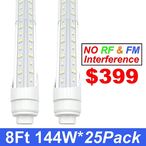 F96T12 8FT LED Replacement Tube Light T8 Rotatable 144W 6500K Led Shop ...
