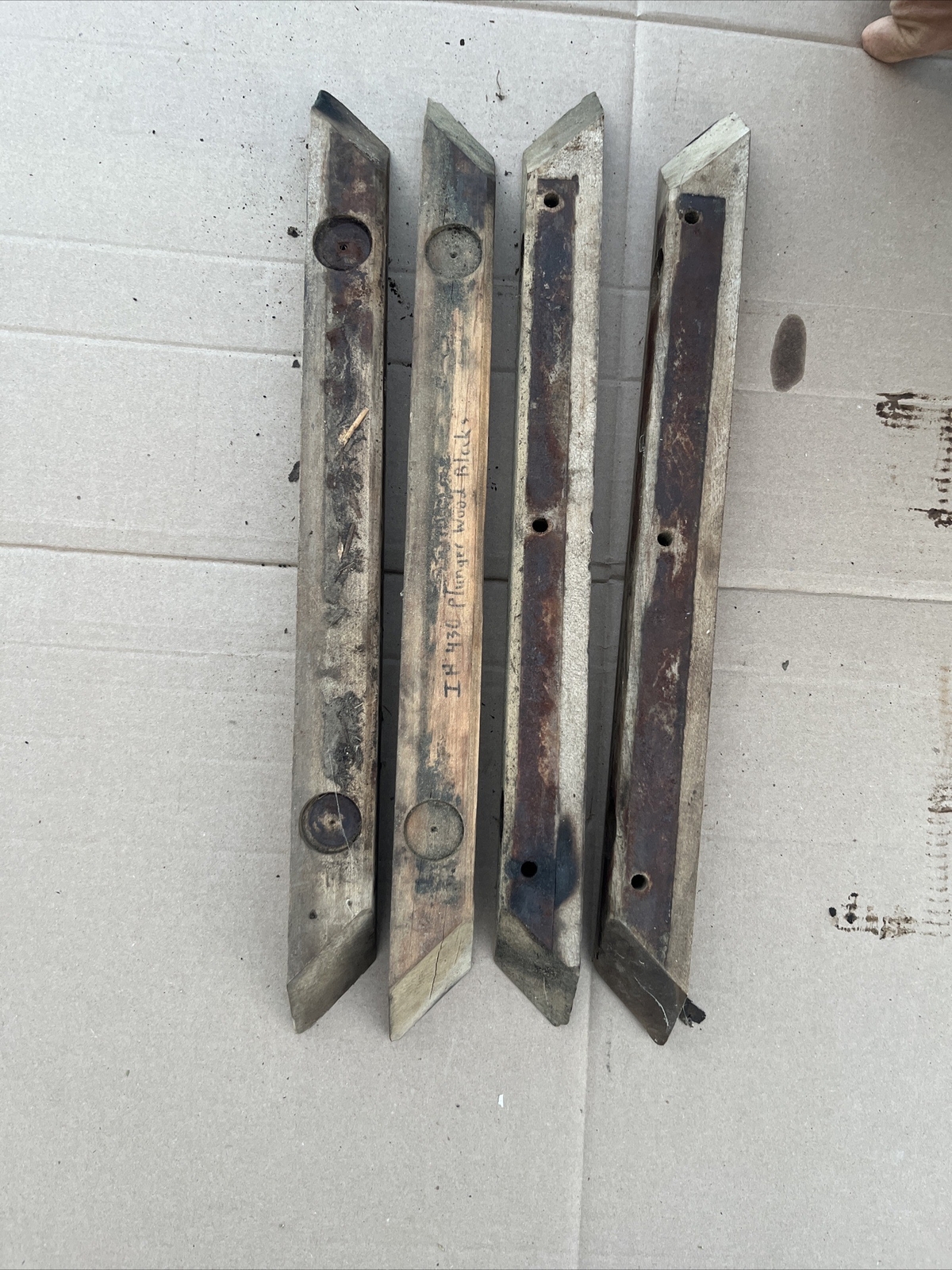 IH 430 Twine Small Baler Wood Plunger Blocks | eBay