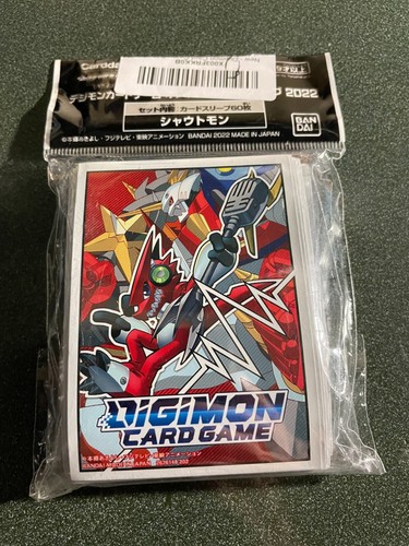 Bandai Digimon Card Game (60) Sleeves - Shoutmon - [TCG CCG] [PKMN MTG ...
