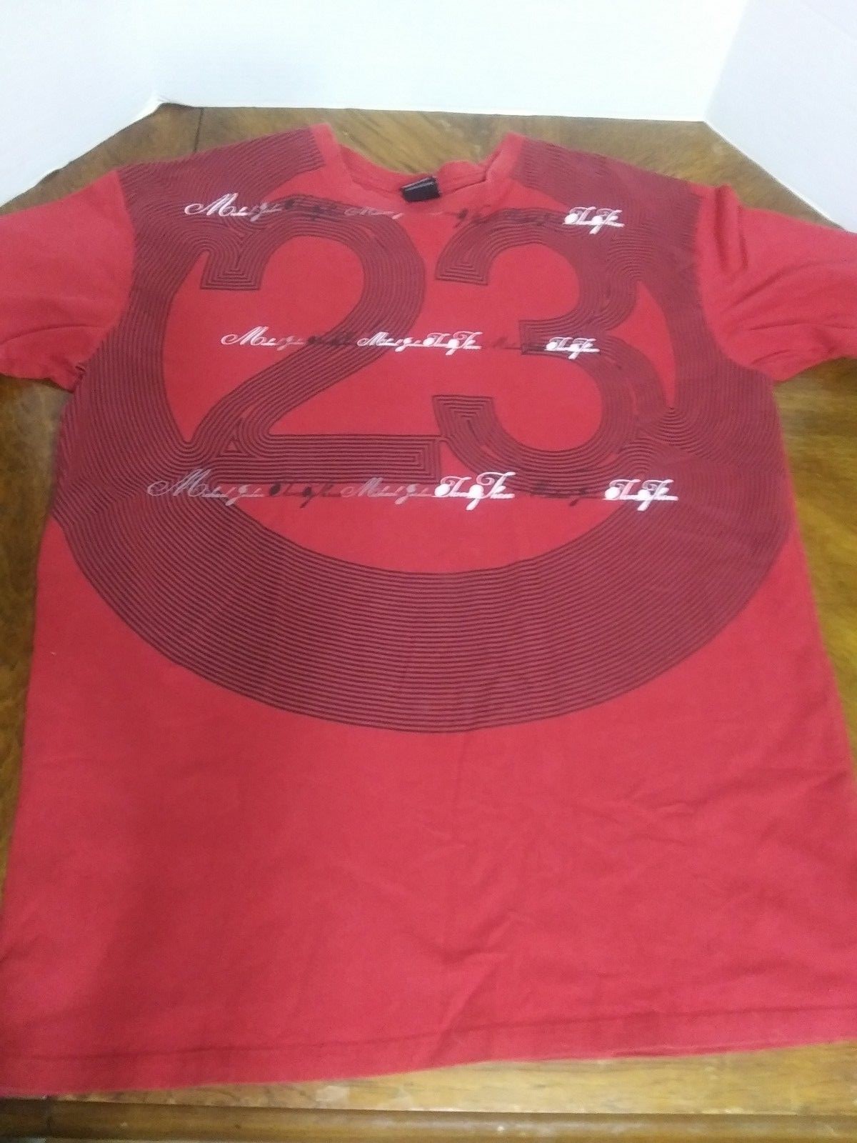 Air Michael Jordan Twenty-three 23 T Shirt Size XL Written Name Number ...