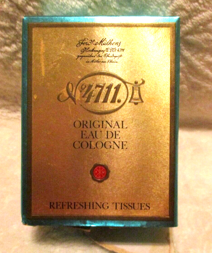 Original Eau De Cologne 4711~Refreshing Tissues~Open Box~6 Tissue ...
