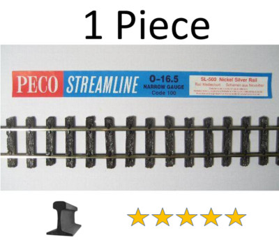 Peco On30 16.5 ~ New 2025 ~ Code 100 Flexible Flex Track Wood ~ 1 Pc ...