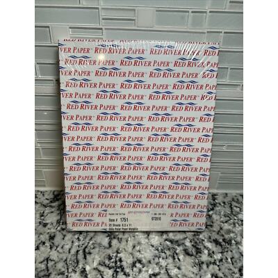 Red River Paper 8.5x11 Polar Pearl Metallic 66lb Photo Paper -20 Sheets ...