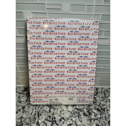 Red River Paper 8.5x11 Polar Pearl Metallic 66lb Photo Paper -20 Sheets ...