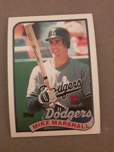 1989 Topps Mike Marshall baseball card #582. Los Angeles Dodgers. | eBay