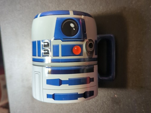 Star Wars R2D2 ceramic coffee mug cup Disney store Lucas films Used ...