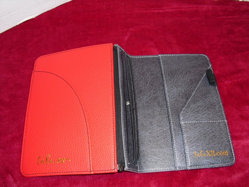 TULA XII Plaid Red 5"x7" Planner Cover Zip & Plaid Bookmark (NEW) | eBay