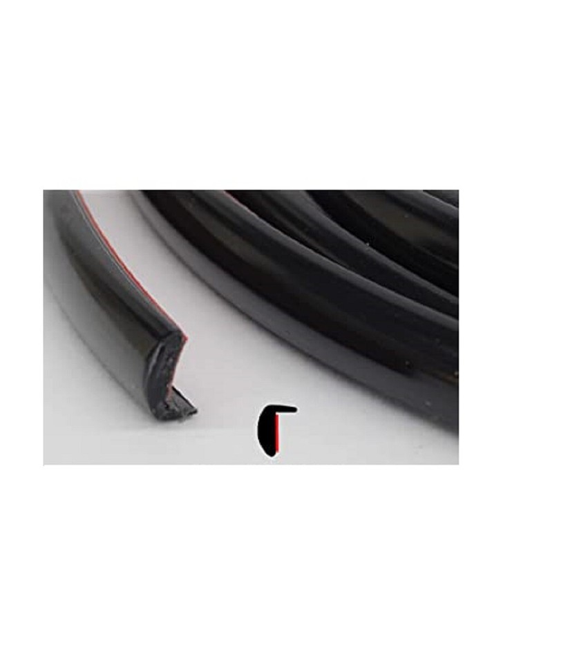 Black Door Edge L Shape Molding Kit with 3M Tape For Volvo Models | eBay