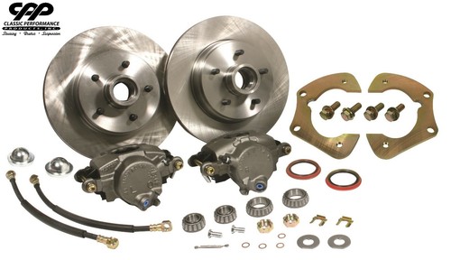 1955-1957 Chevy Belair CPP 2" Drop Spindle Disc Brake Component Kit ...