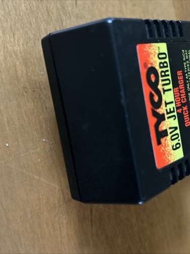 TYCO 6.0V Jet Turbo 4 Hour Quick Charger No. 2990 Class 2 RC Battery ...