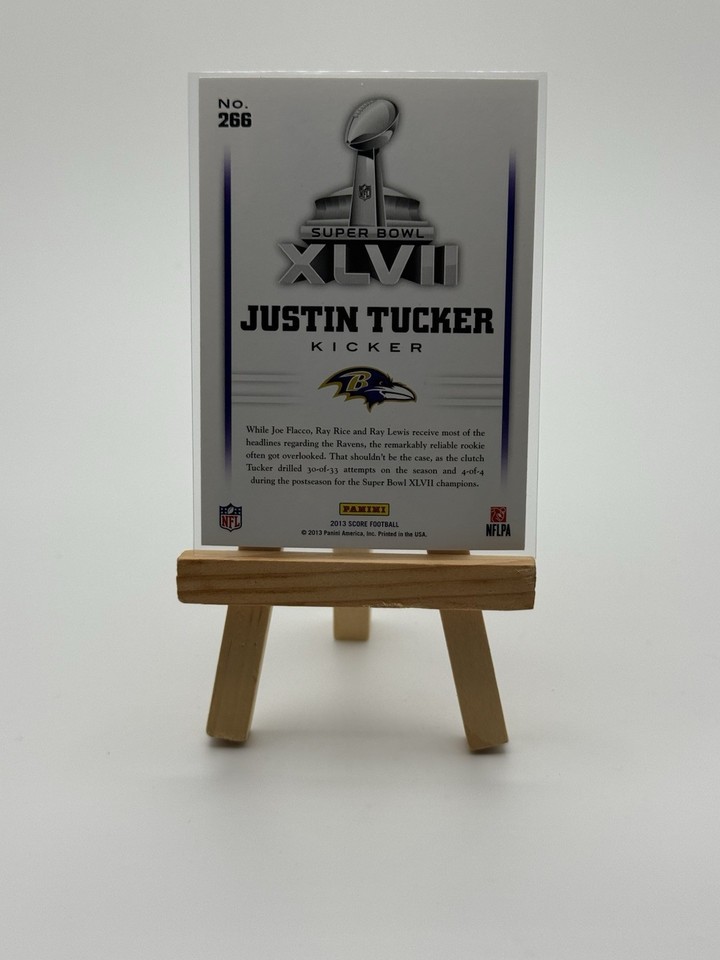 2013 Score - Road to the Super Bowl Justin Tucker #266 | eBay