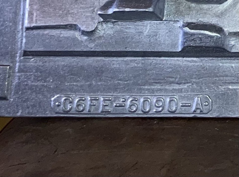 289 HD GT40 C6FE HiPo Cylinder Head Core Drying Tray Shelby Cobra | eBay