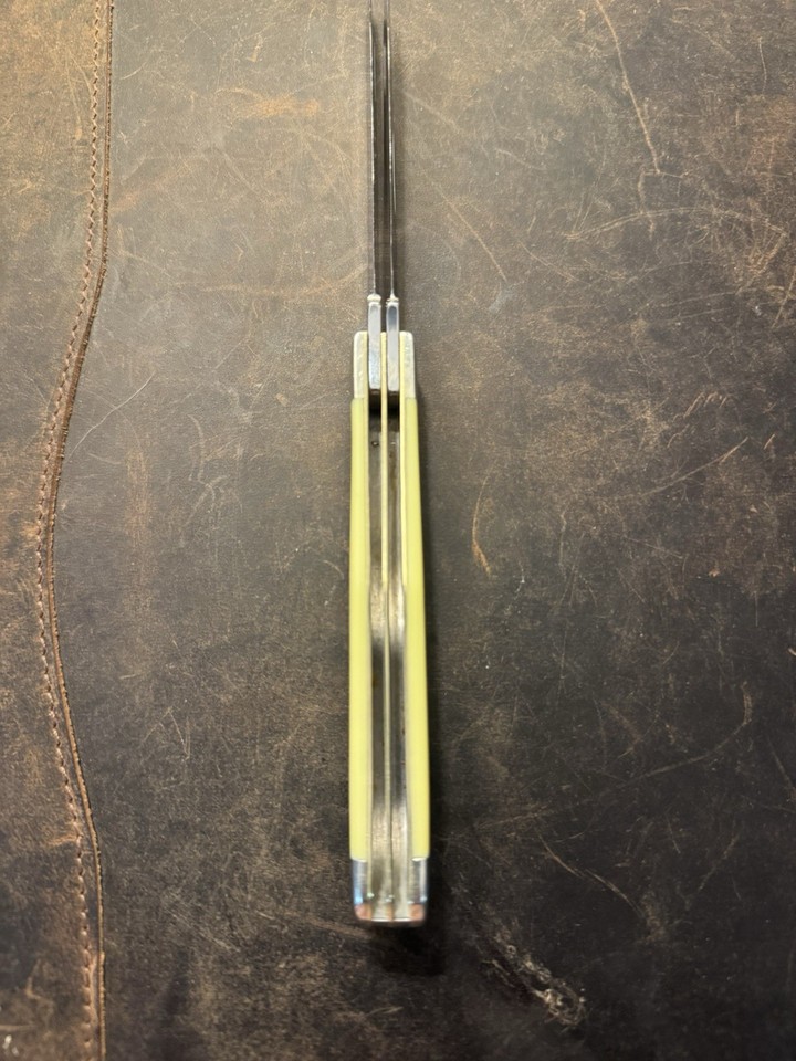 Case Trapper Yellow Synthetic With Surgical Stainless Blade | eBay