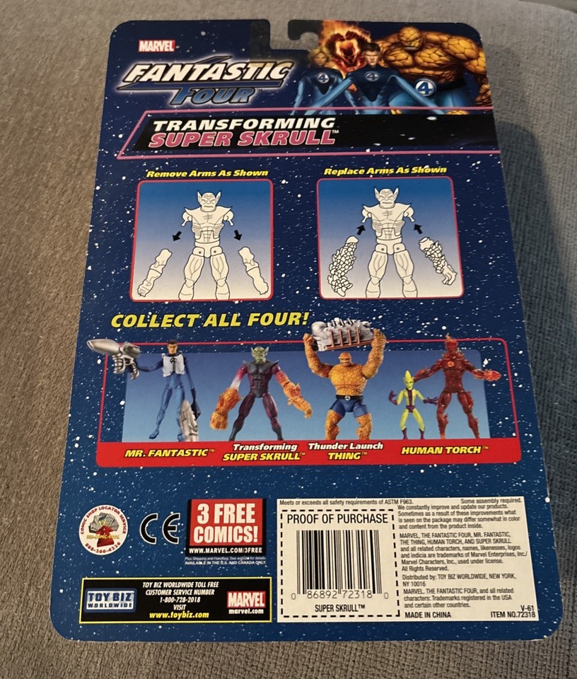 NEW Marvel Fantastic Four 4 Super Skrull Orange Variant 2006 Rare | eBay