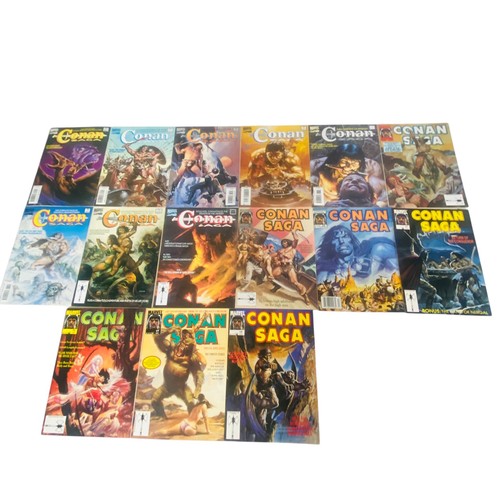 CONAN SAGA Huge Lot of 15 Marvel Comics Various Issues 1990s 90s Direct ...