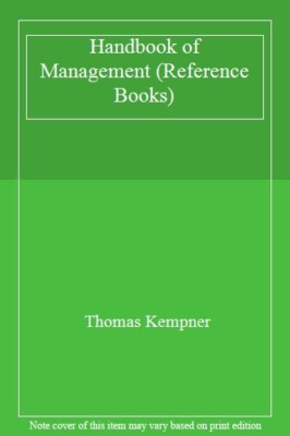 Handbook of Management (Reference Books) | eBay