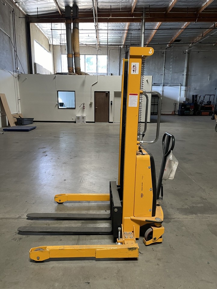 Semi-Electric Straddle Stacker - 63" Lift Uline H-5439 | eBay