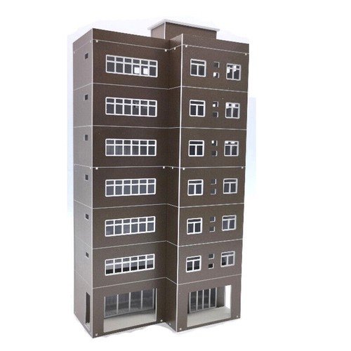 1:87 HO Scale Buildings Train Railway Modern Tall Business Office Kit ...