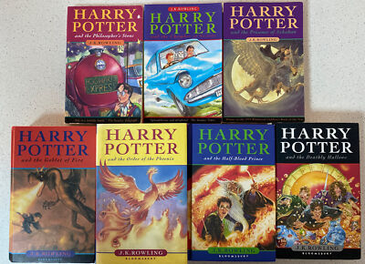 Harry Potter Complete Book Set (J K Rowling 1997 - 2007) Original ...