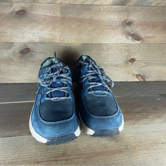 clarks wave range womens size 11 shoes blue leather waterproof hiking ...