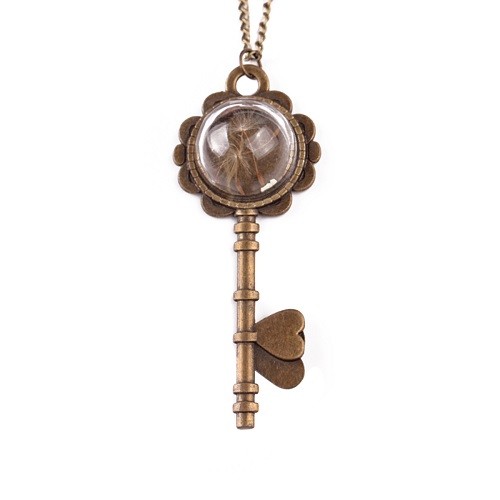 Glass Wish Key Necklace | eBay Australia